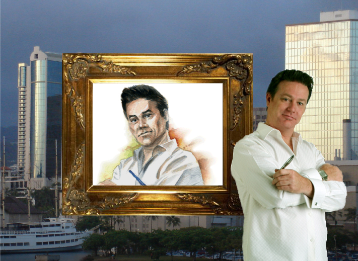 Tom Fee Illustration - YOUR STROKE OF GENIUS, OUR BRUSH WITH FATE ...A ...